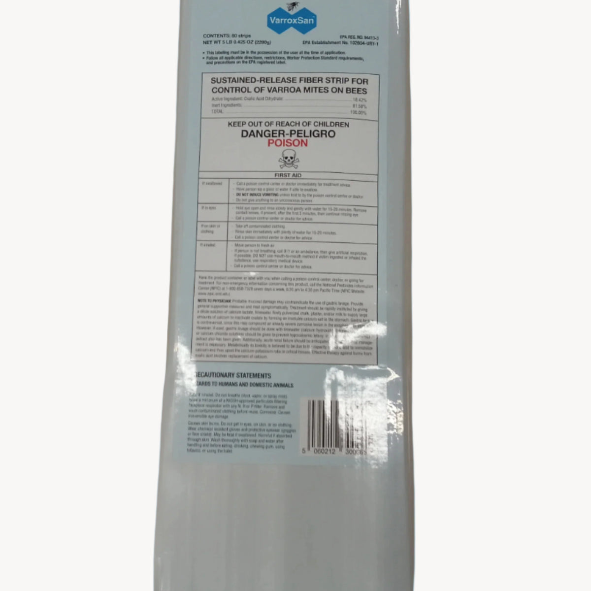 Varroxsan Oxalic Acid Strips – Big Creek Bees